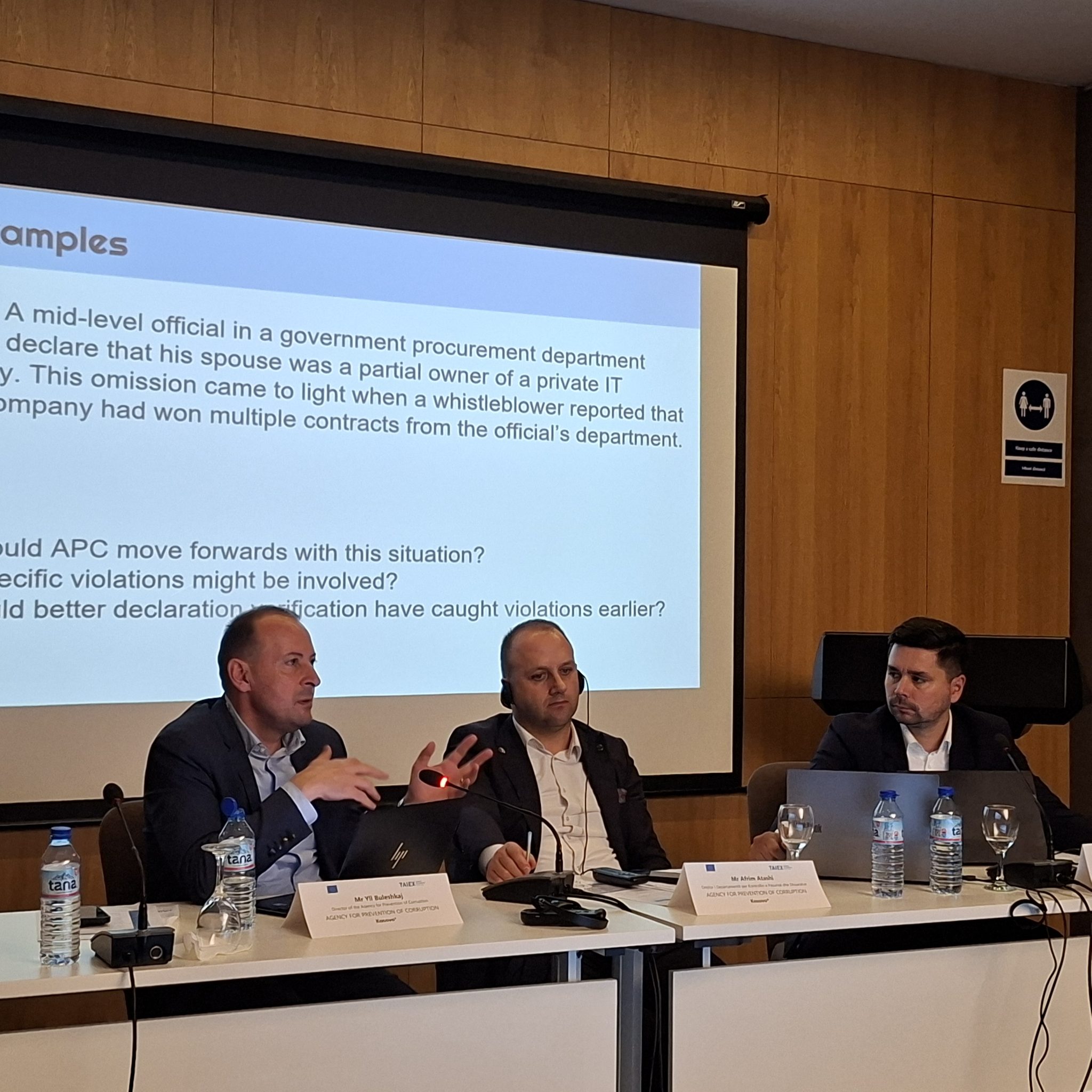 APK and TAIEX Address EU Standards on Asset Declaration, Conflict of ...